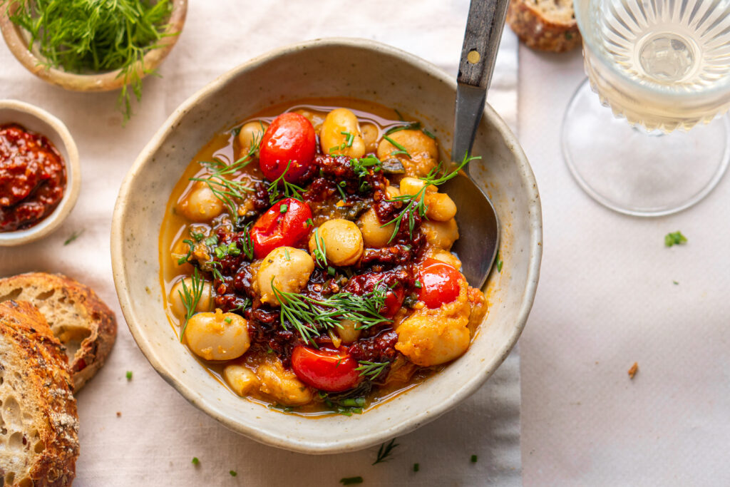 Witte bonensoep met chipotle en kruiden (vegan!)